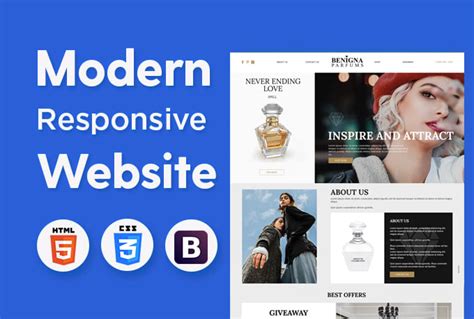 Design Html Css Bootstrap Bootstrap 4 And Responsive By