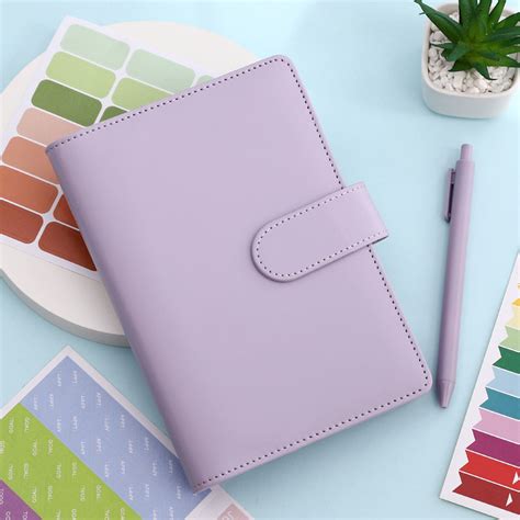 Jual Binder Kulit A6 6 Lubang Binder A6 6 Lubang Binder Menabung Binder Kulit Sintetis