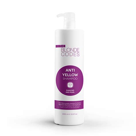 The Blonde Codes Anti Yellow Shampoo 380 Ml And 1000 Ml The Color Codes