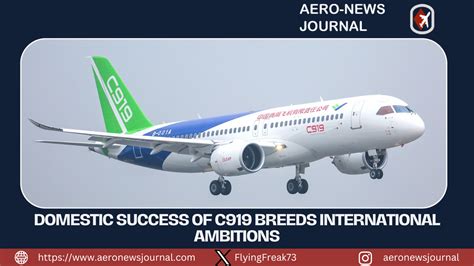 Domestic Success Of C919 Breeds International Ambitions