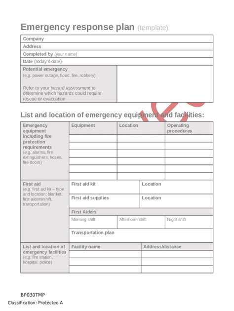 Emergency Response Plan Templatestep By Fill Out And Sign Online Dochub