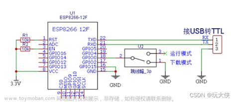 【上位机与下位机通信】使用wifi模块esp8266连接单片机与上位机通信 toy模板网