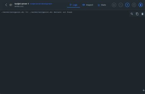 Docker The Server Container Keeps Shutting Down · Issue 4197 · Tooljettooljet · Github