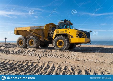 An Articulated Dumper Stock Image Image Of Dumper Haulage 263218731
