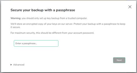The Log Out Warning That Prompts You To Set A Recovery Method Takes You Into The New Secure