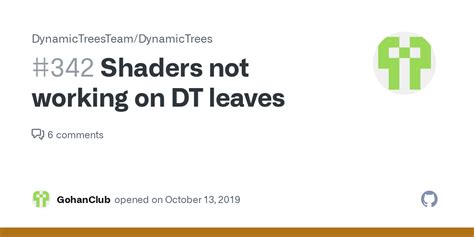 Shaders Not Working On DT Leaves Issue DynamicTreesTeam DynamicTrees GitHub