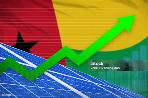 기니 비사우 태양 에너지 전력 상승 차트 화살표현대 자연 에너지 산업 그림 3d 일러스트레이션 0명에 대한 스톡 사진 및 기타 이미지 Istock