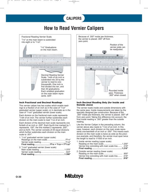How To Read Vernier Calipers A Guide To Precision Measurement
