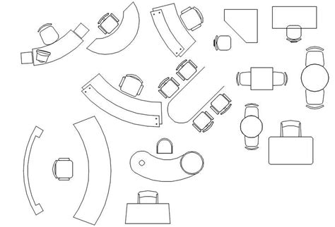 Download Office Table And Chair Cad Blocks Autocad Dwg File