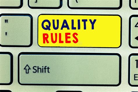 Handwriting Text Writing Regulations Rules Concept Meaning Standard