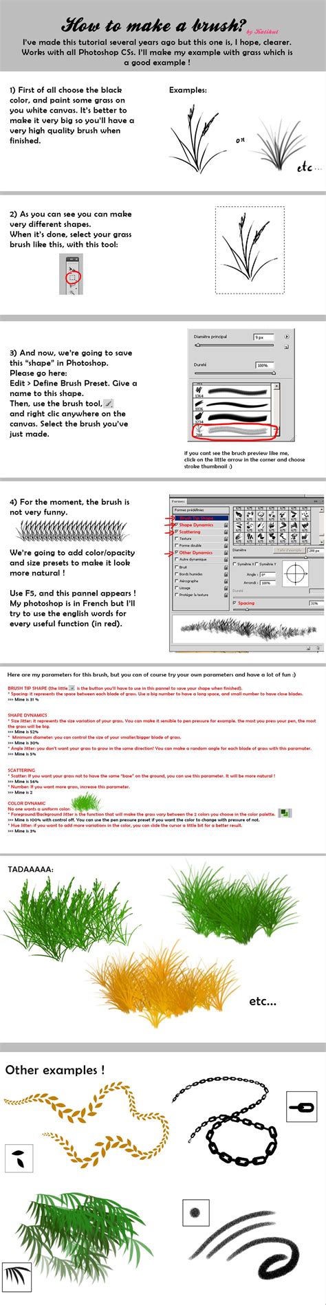 Grass And Foliage Photoshop Brushes Photoshop Brushes Photoshop