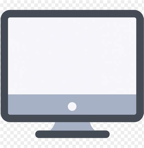 Computer Monitor Icon Vector