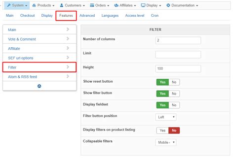 Hikashop Configuration