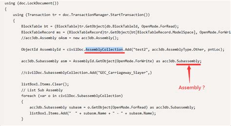 solved create assembly with subassembly in c autodesk community