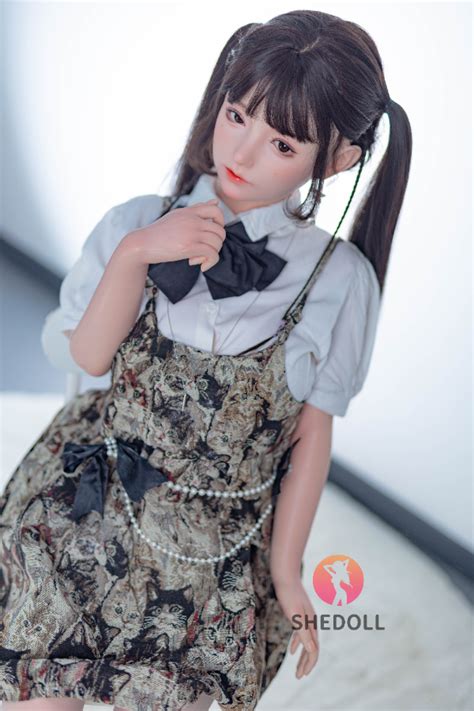 Cute Asian Silicone Head Sex Doll Xiaofu Cm Kanadoll