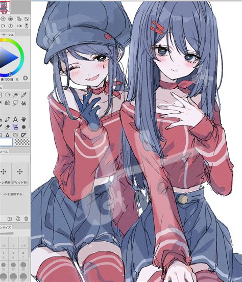 Mita Cool Mita And Kind Mita Miside Drawn By Mi Danbooru