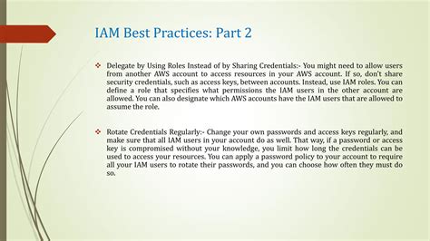 Aws Identity And Access Management For Users Pptx Cloud Computing