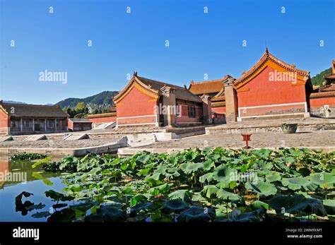 Ancient Architecture Landscape The Qing Qing Dongling In China The
