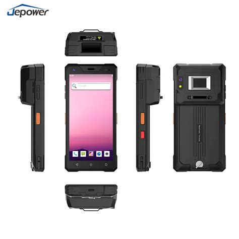 Outdoor Rugged Pda Biometric Qr Code 2d Scanner Fingerprint Nfc Rfid Face Recognition