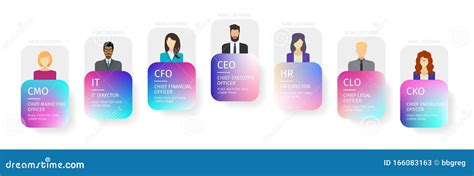 Business Hierarchy Infographics Corporate Organizational Structure Elements Stock Vector