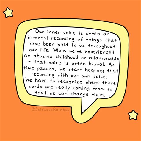 Where Does Your Inner Voice Come From Self Love Rainbow
