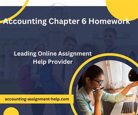 Accounting Chapter 6 Homework Accounting Assignment Help Online