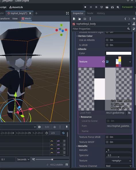 Texture Colors Are Weird After Applied To Character Rgodot