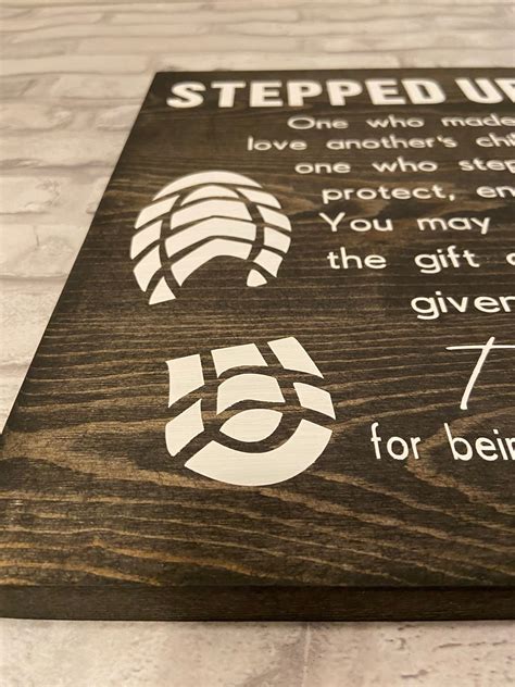 Stepped Up Dad Step Dad Gift Mens Gift Fathers Day Etsy