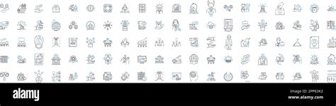 Time Table Line Icons Collection Schedule Plan Routine Agenda Calendar Appointment