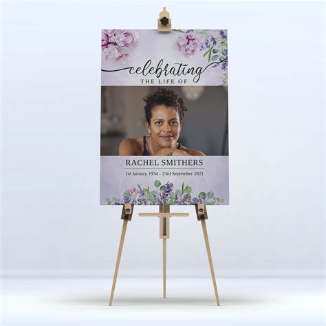 Delicate Lilac Memory Board A4 To A1 Size