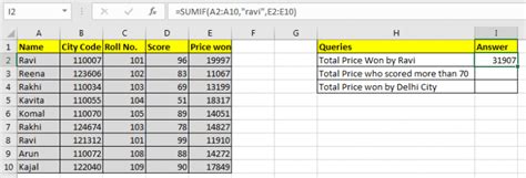 how to sum using text characters as criteria in excel