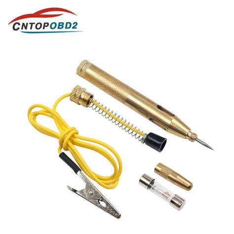 dc 6v 12v 24v 자동차 회로 테스터 펜 자동 회로 전압 테스트 램프 프로브 라이트 시스템 테스트 프로브 램프 자동차
