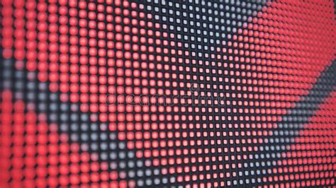 LED Screen In Operation Outside Stock Photo Image Of Screen Texture
