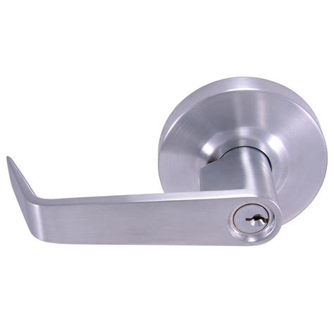 Universal Hardware Commercial 2 7 16 In Satin Chrome Key In Lever Exit Device 40012 The Home