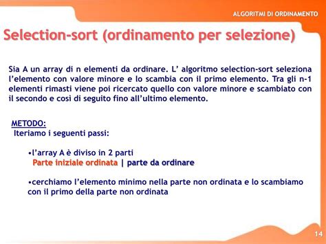 Ppt Algoritmi Di Ordinamento Powerpoint Presentation Free Download