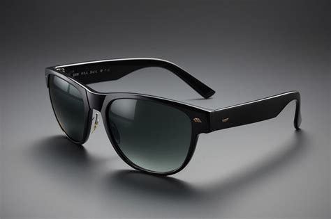 Premium Ai Image Unisex Dark Sunglasses Isolated