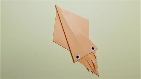 오징어 종이접기 Squid Origami Youtube