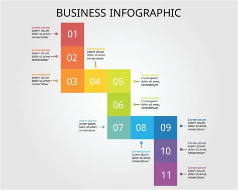 Square Timeline Chart Template For Infographic For Presentation For Element Vector