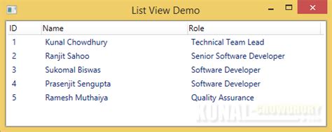 How To Align The Column Header In A Wpf Listviewgridview Control
