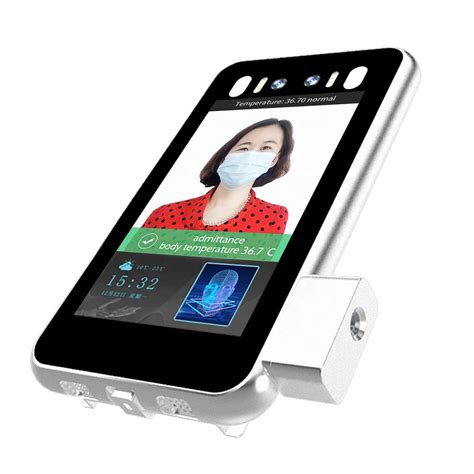 8 Inch 3d Face Recognition Camera System Terminal Door Access Control Attendance And Temperature
