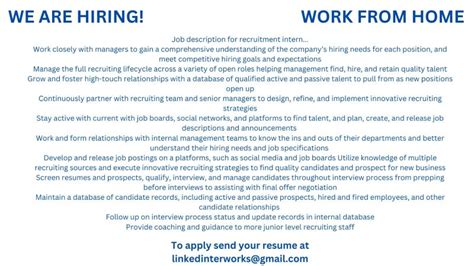 Linked Interworks On Linkedin Openforwork Opentowork Hiring Job Hiringnow Hiringimmediately
