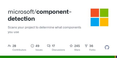 Component Detectionfeature Overviewmd At Main · Microsoftcomponent