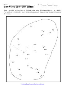 Topography Worksheets Worksheets Library