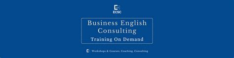 Business English Consulting In Bangkok