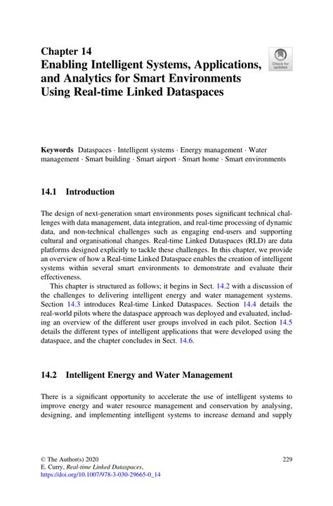 Pdf Enabling Intelligent Systems Applications And Analytics For