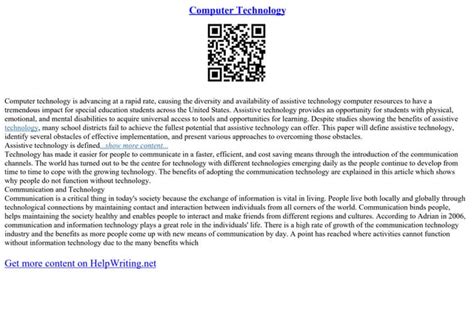 Computer Technology Ppt
