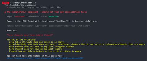 Accessibility Testing In React With Jest Axe By Orkhan Huseynli Medium
