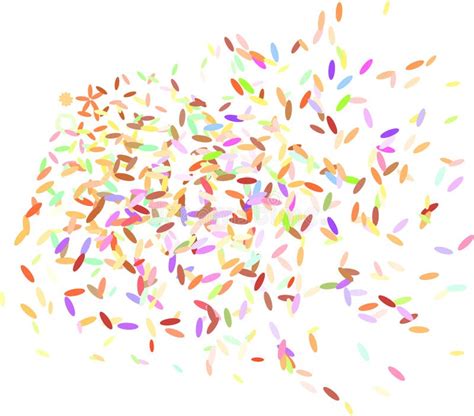 Abstract Colored Motion Particle Or Random Shape Pattern Illustration Texture Wallpaper