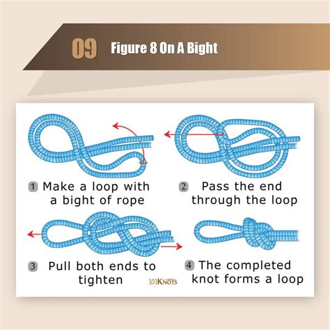 Outpost 9 Figure 8 On A Bight For This The Rope Is Doubled Into A