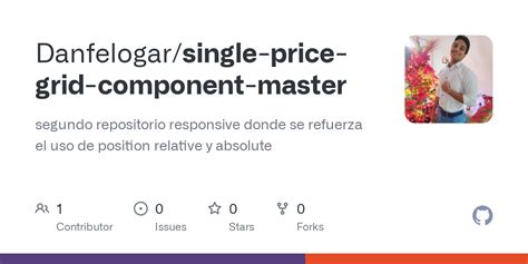 Github Danfelogarsingle Price Grid Component Master Segundo Repositorio Responsive Donde Se